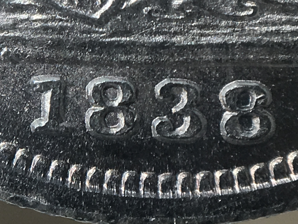 1838 - Liberty Seated Coins Boards